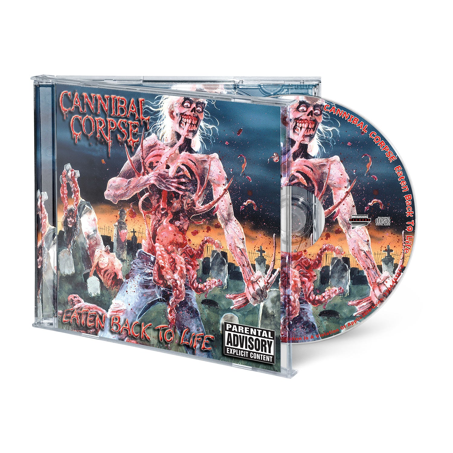Cannibal Corpse "Eaten Back to Life" CD