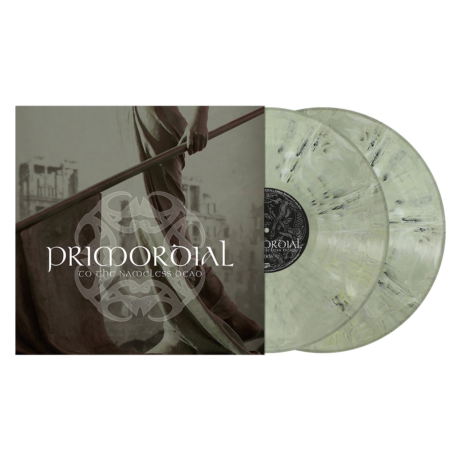Primordial "To the Nameless Dead (Grey / Green Marbled Vinyl)" 2x12"